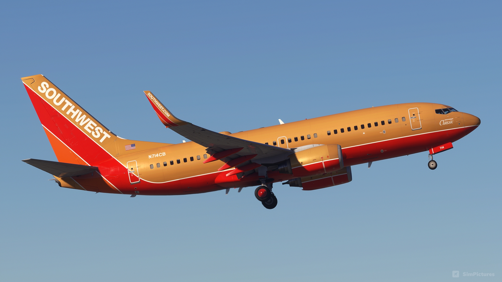 Taking off from Harry Reid International Airport (KLAS) - SimPictures