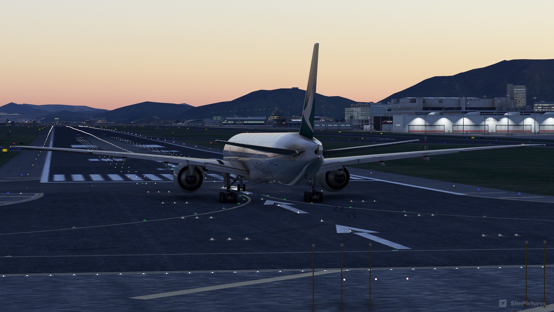 B-KPM Taking off from VHHH - SimPictures